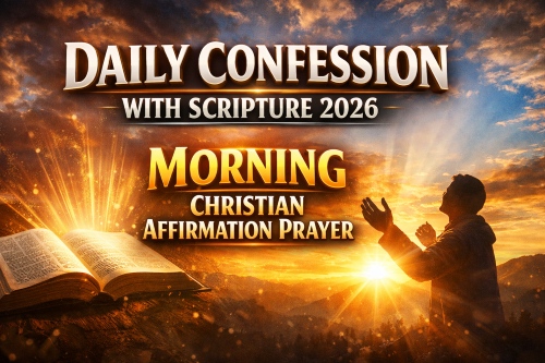 Daily Confession with Scripture for March 7th 2026